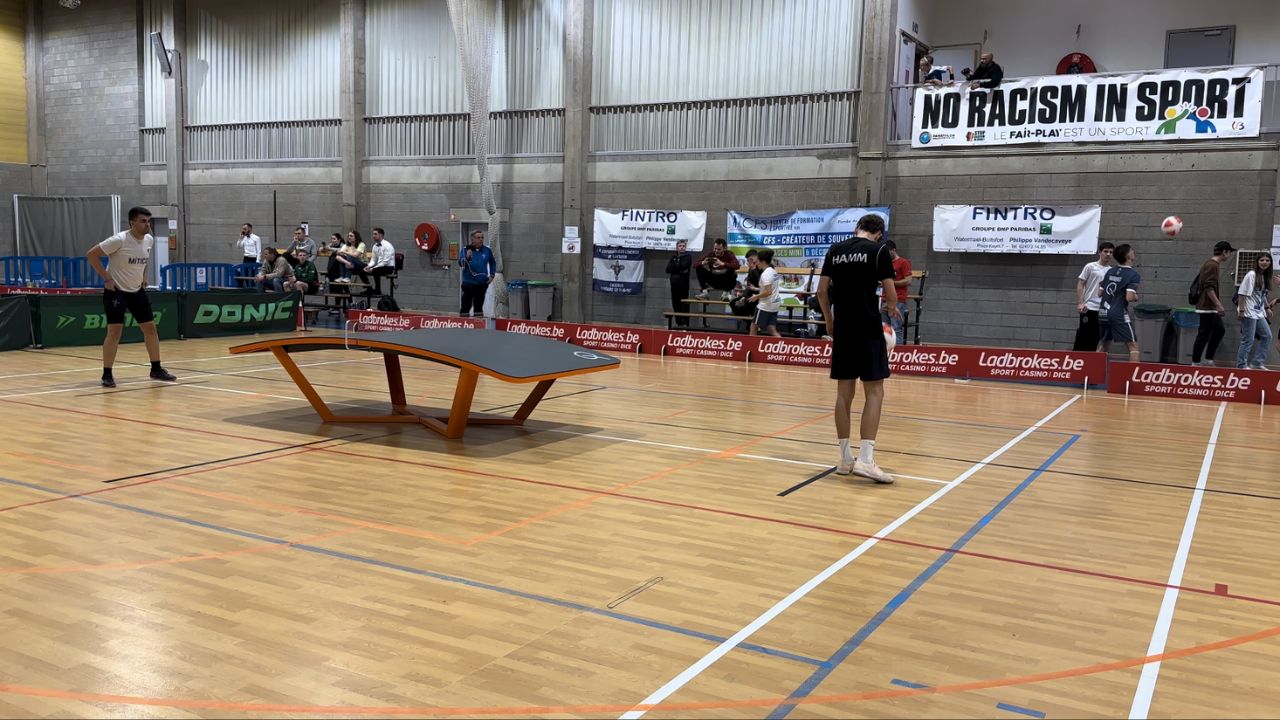 Kräftemessen beim Belgian International Teqball Open 2024